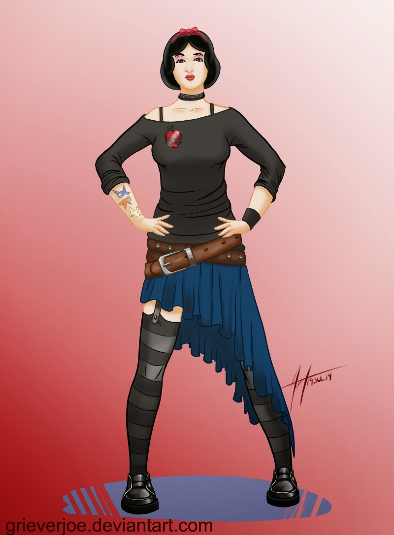 Joe's Arts: Snow White - Disney Princesses gang fight