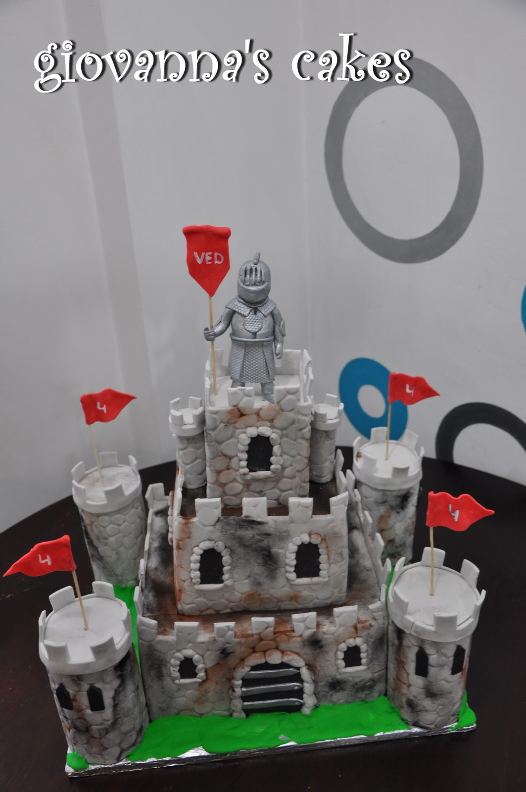 giovanna's cakes: Knight castle cake