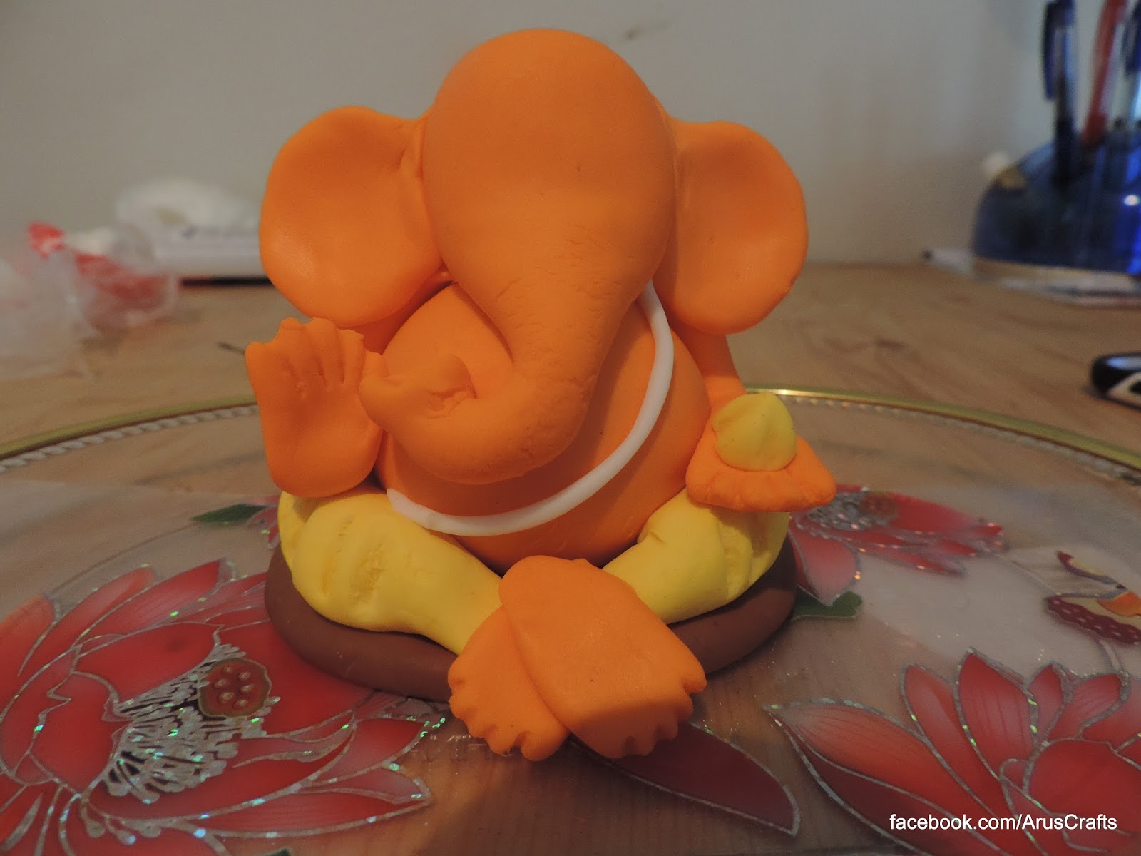 Aru's Crafts: Clay Ganesha