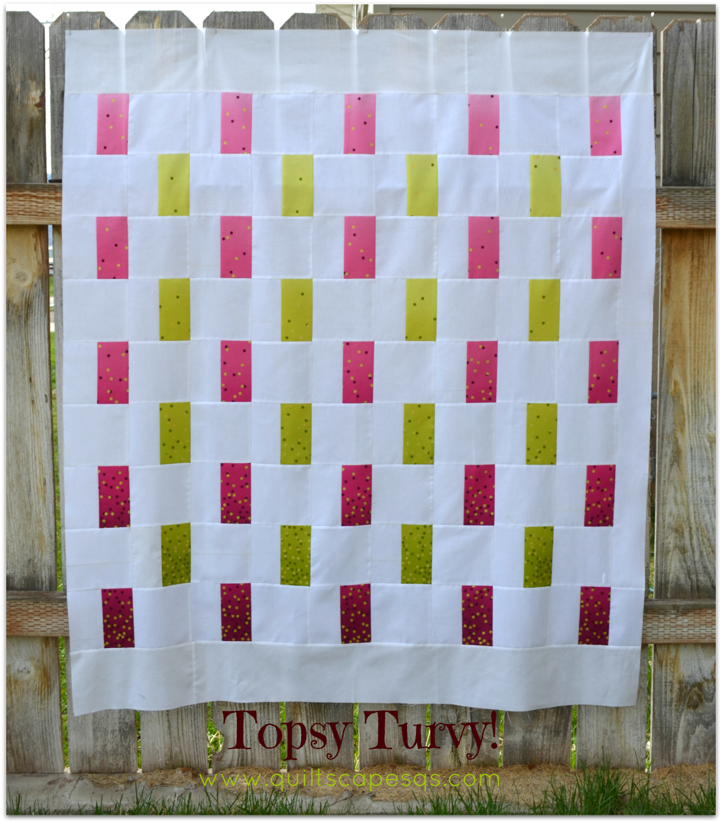 .Quiltscapes.: Topsy Turvy!