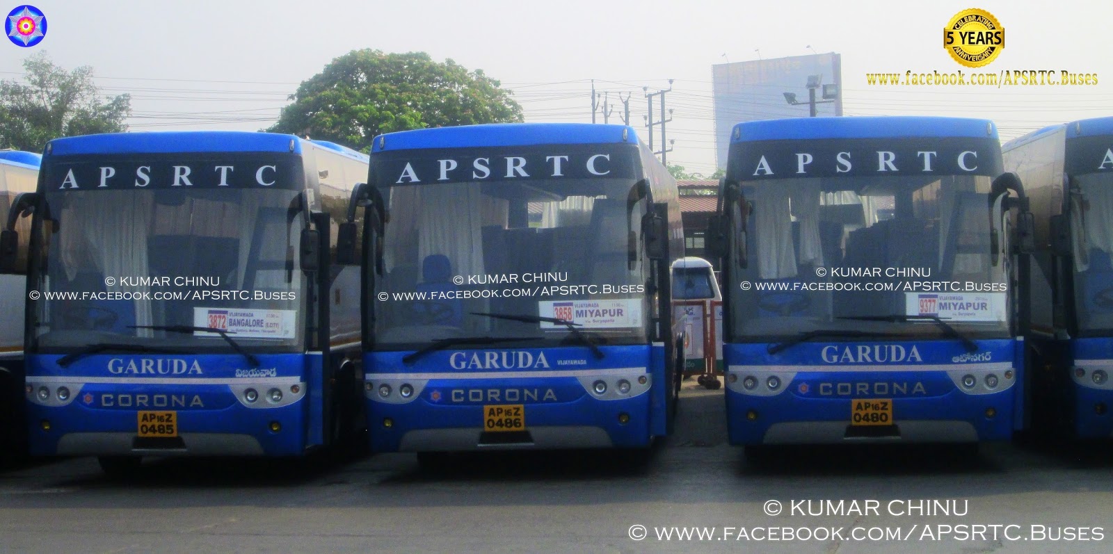 APSRTC CORONA GARUDA A/C Buses