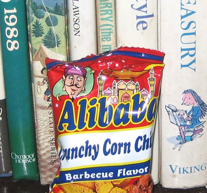 Percy's It's a Wrap: Alibaba Crunchy Corn Chips Barbeque Flavor 2011