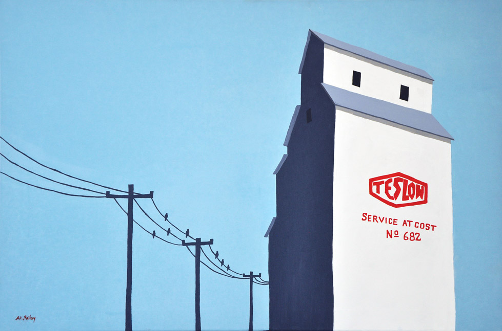 Art in Mind: "Teslow Grain Elevator" - SOLD