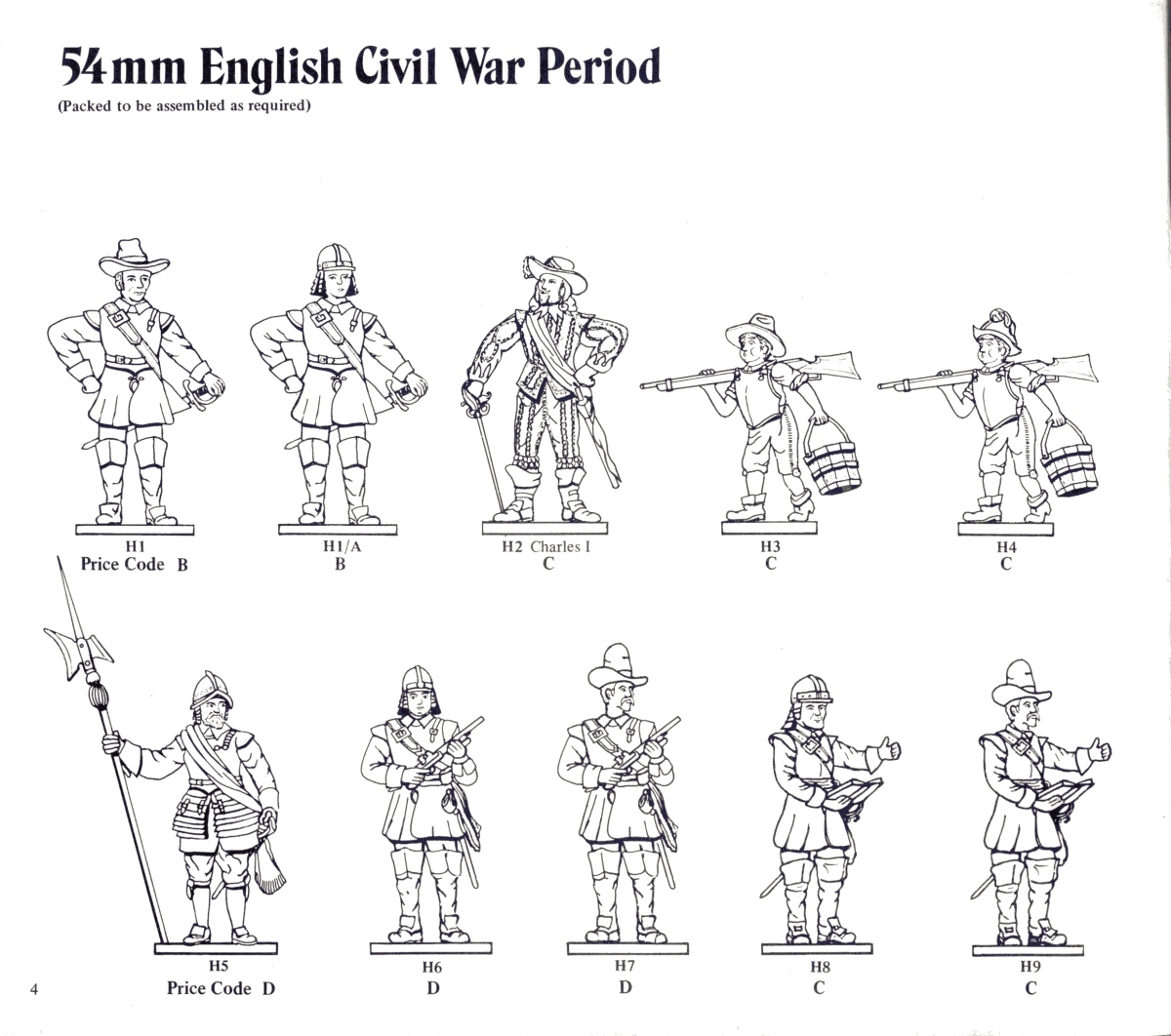 Prometheus in Aspic: Les Higgins Miniatures Catalogue - 1971