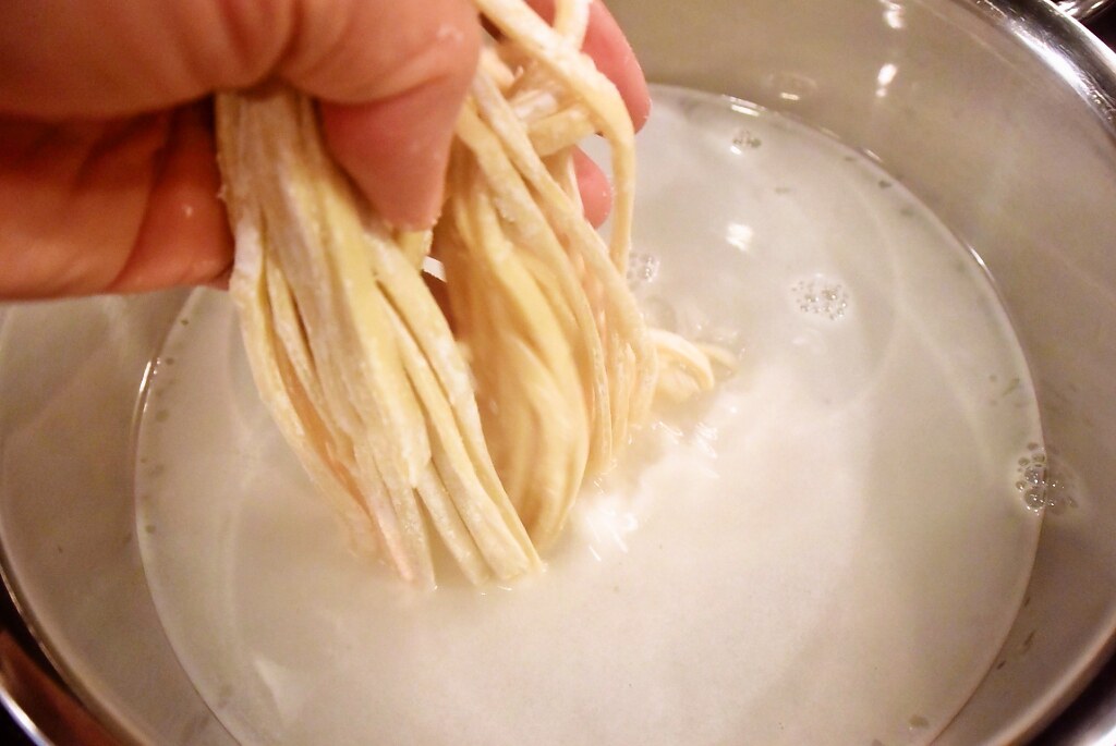 Recipes for Tom: Teuchi udon / handmade wheat noodles