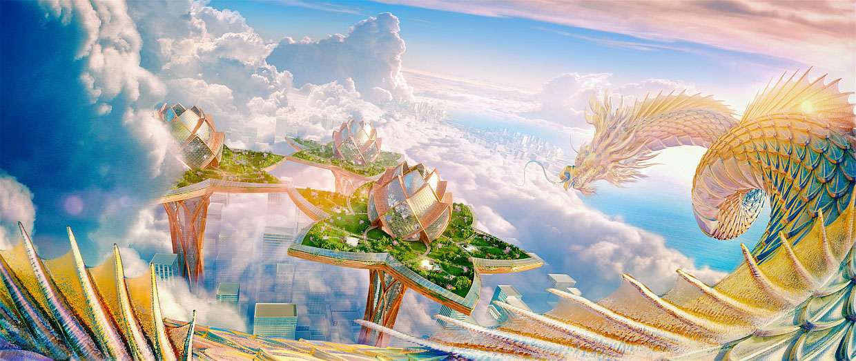 City in the Sky - Future City Concept: Most Beautiful Houses in the World
