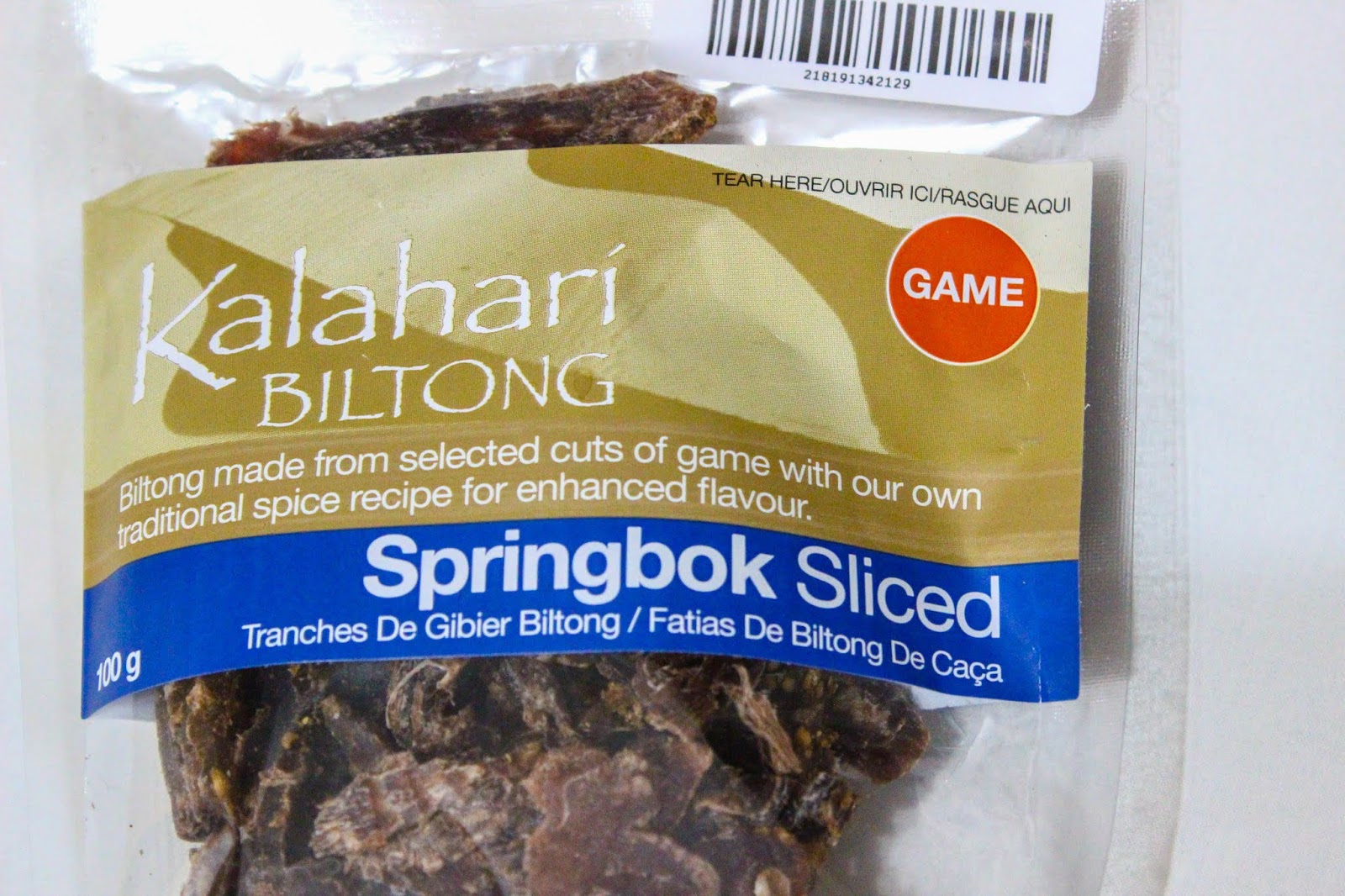 Cannundrums: Springbok Meat: Carpaccio, Steak, Stew and Biltong