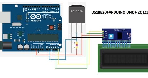 Temperatur Sensor DS18B20 Arduino Uno dengan I2C LCD ~ Tutorial Elektro ...