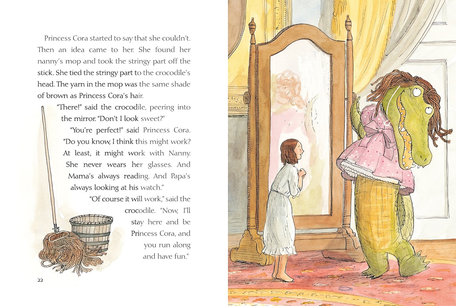 Randomly Reading: Princess Cora and the Crocodile by Laura Amy Schlitz ...