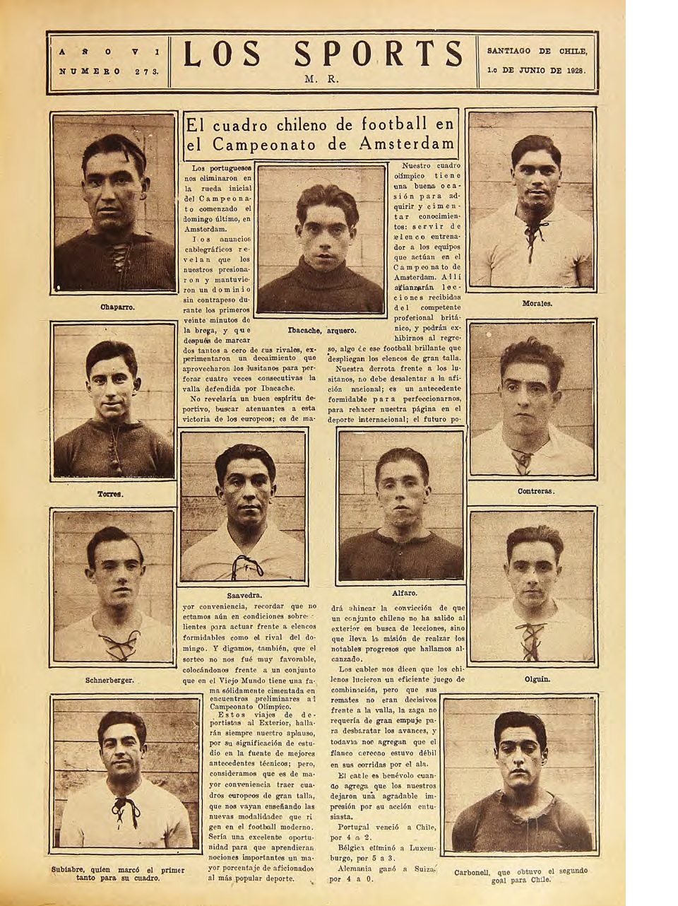 Soccer Nostalgia: Compendium to the 1928 Olympics-Part 1