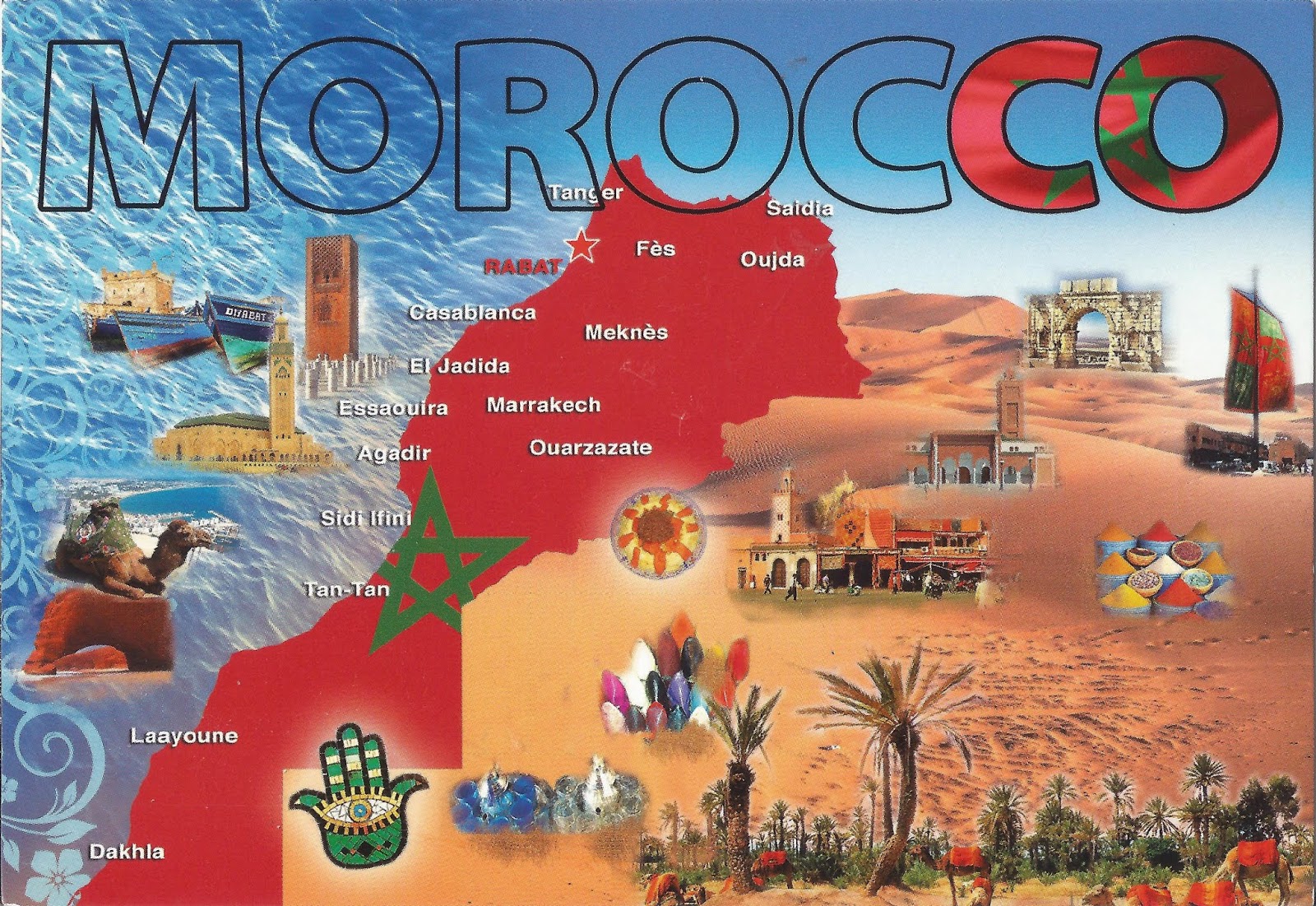 Janne's Postcards.: #1299 Morocco