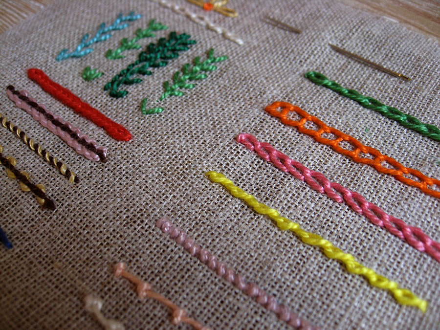 misako mimoko: Embroidering