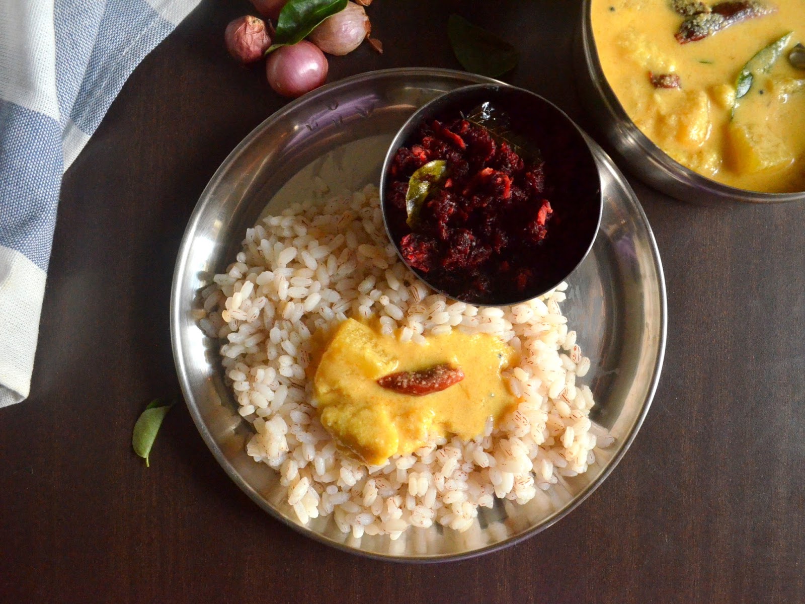 Indulge...: Chembu Kumbalanga Moru Curry | Kerala Style Chembu ...