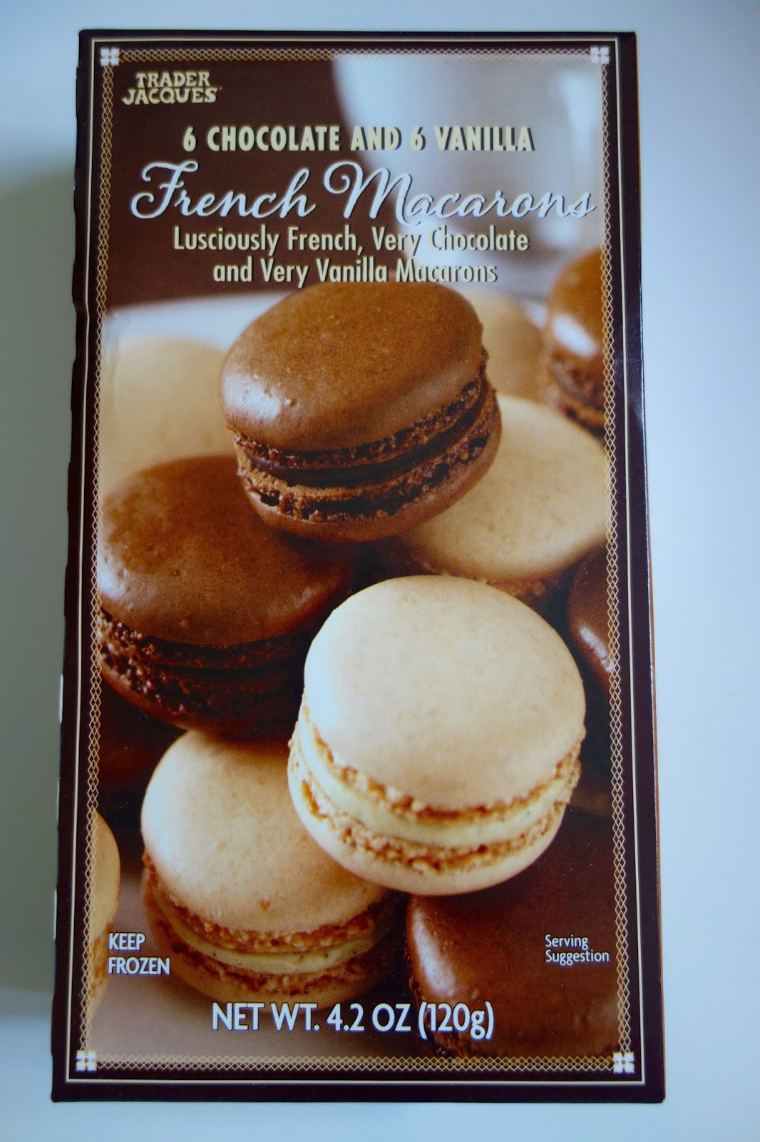 Trader Jacques' Chocolate and Vanilla French Macarons