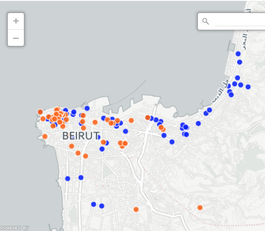 Map of the Week: Linguistic Landscapes of Beirut