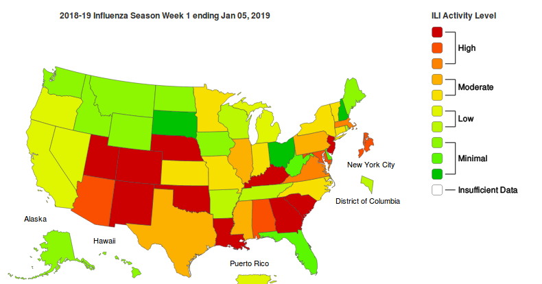 Avian Flu Diary: CDC FluView Week 1 & First In-Season Estimate Of Flu ...