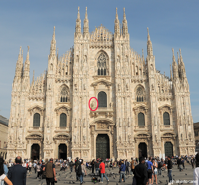 Milano, la Statua della Libertà sul Duomo Milano, la Statua della Libertà sul Duomo