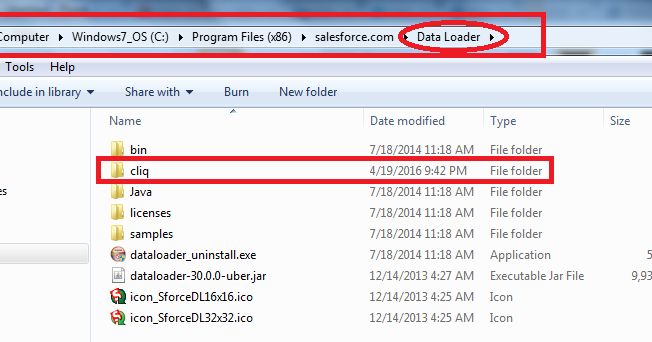 Salesforce On The Go Data Loader Cliq Command Line