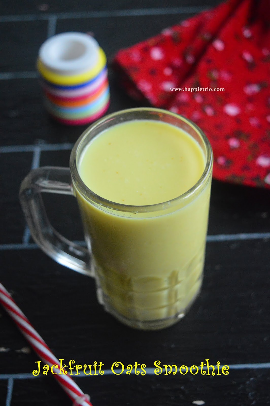 Jack fruit Oats Breakfast Smoothie - Cook with Sharmila