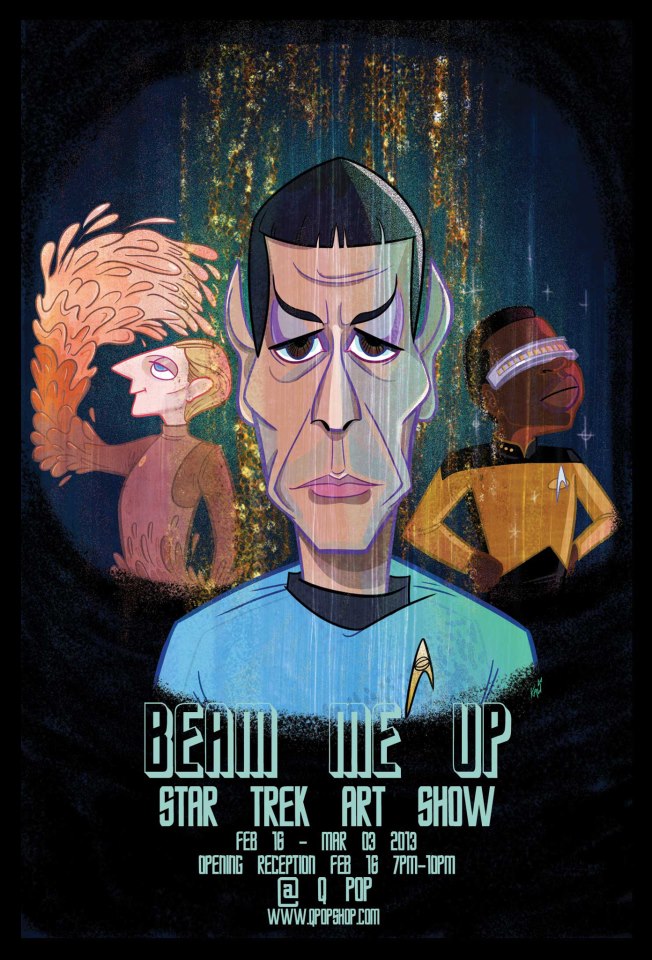 The Trek Collective: Beam Me Up, the Q Pop Star Trek art show