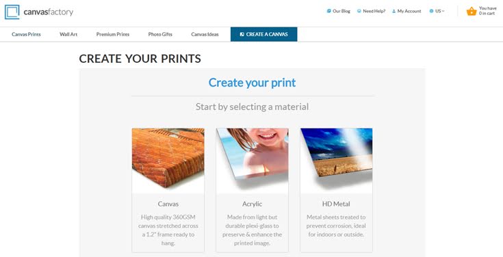 Canvas Print Wall Art from Canvas Factory