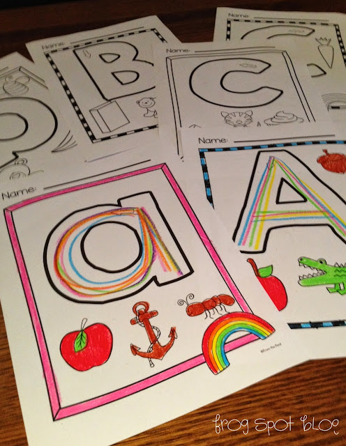 Rainbow Writing the Letters of the Alphabet | From the Pond