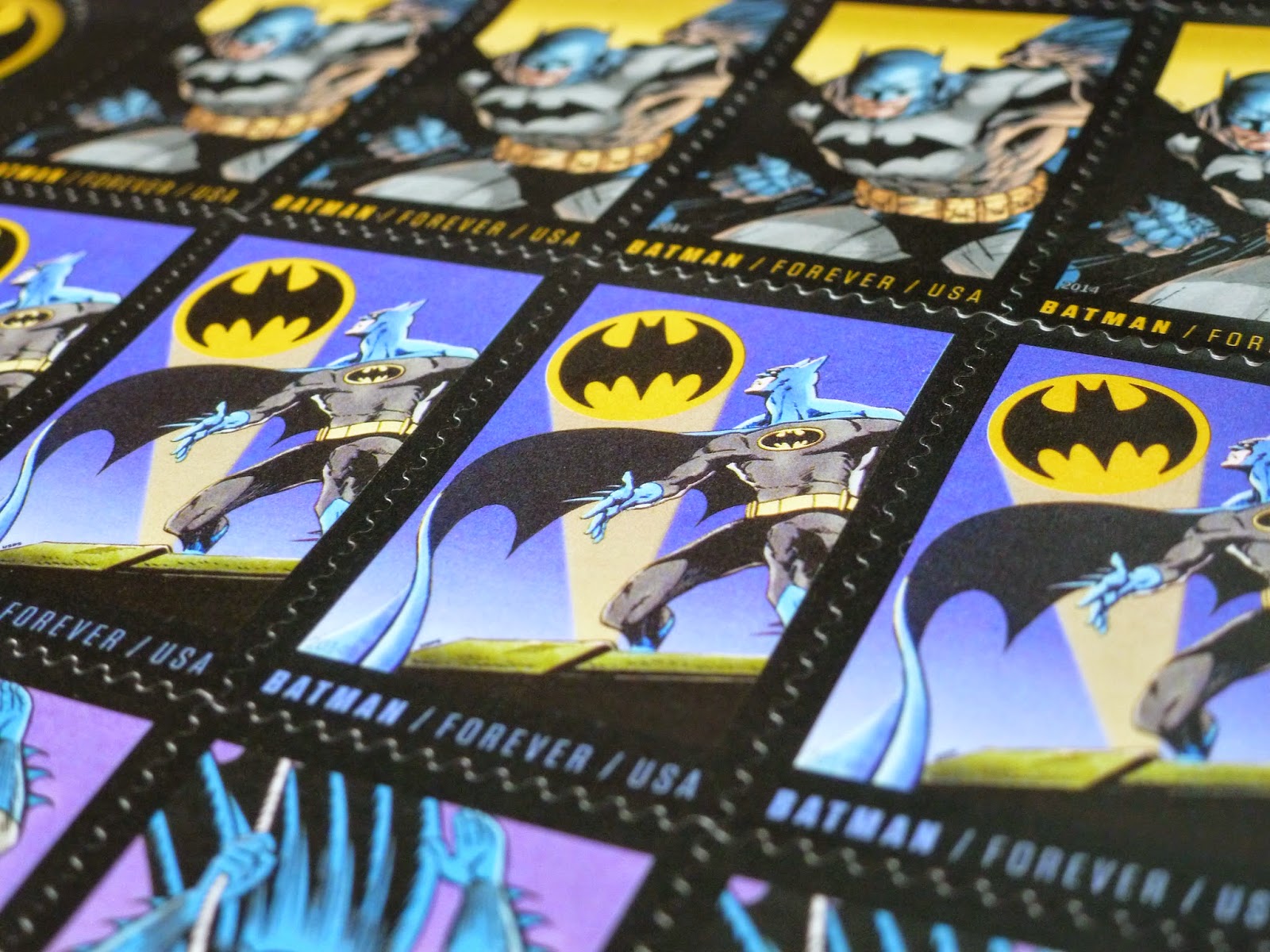 SHHHHH...: USPS Batman Forever Stamps