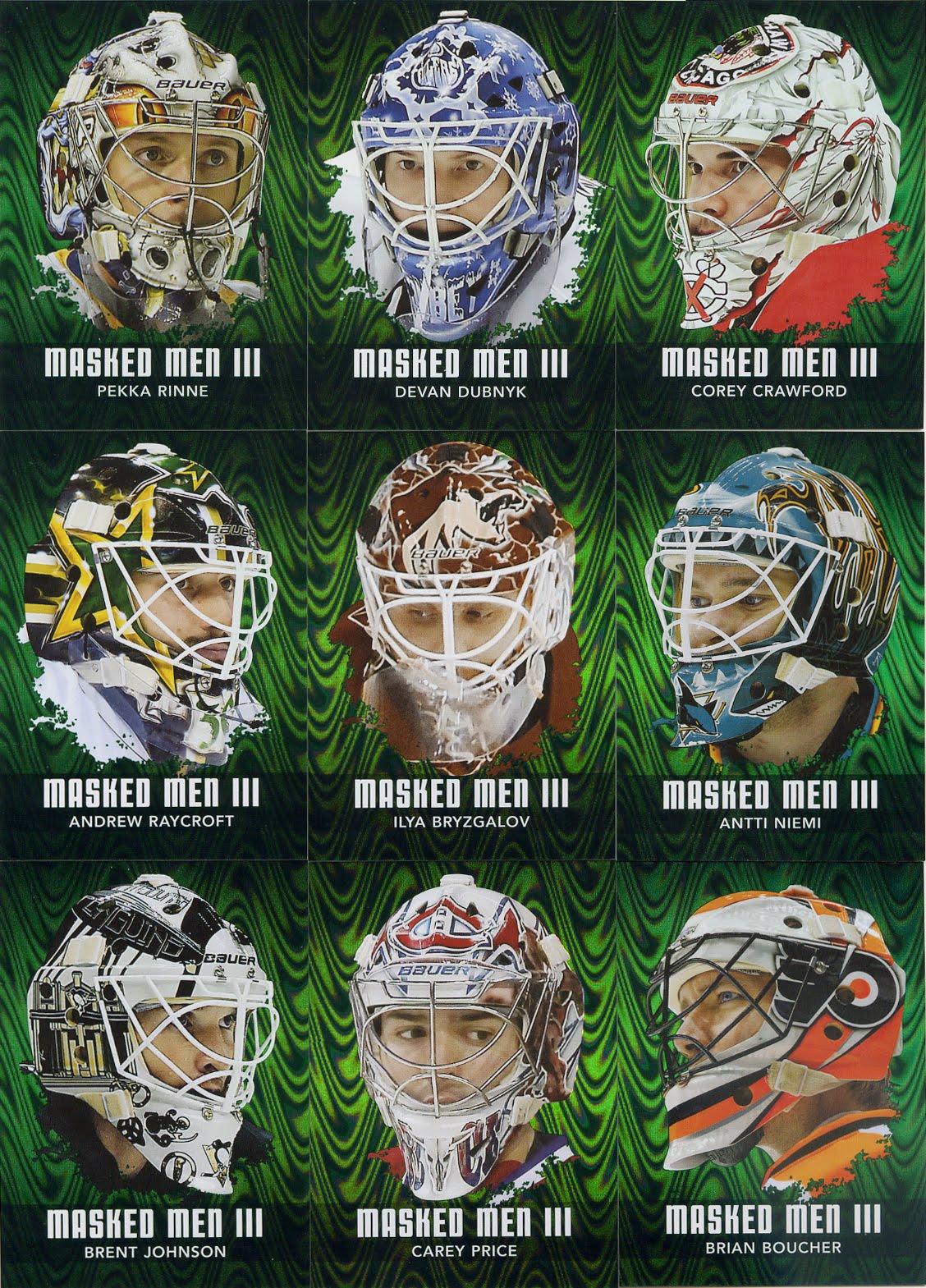 MY HOCKEY CARD OBSESSION: BEHIND THE MASKS - Masked Men Progress