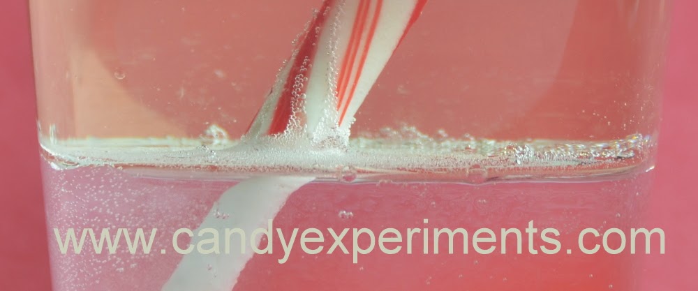 Candy Experiments: Candy Cane bubble trap