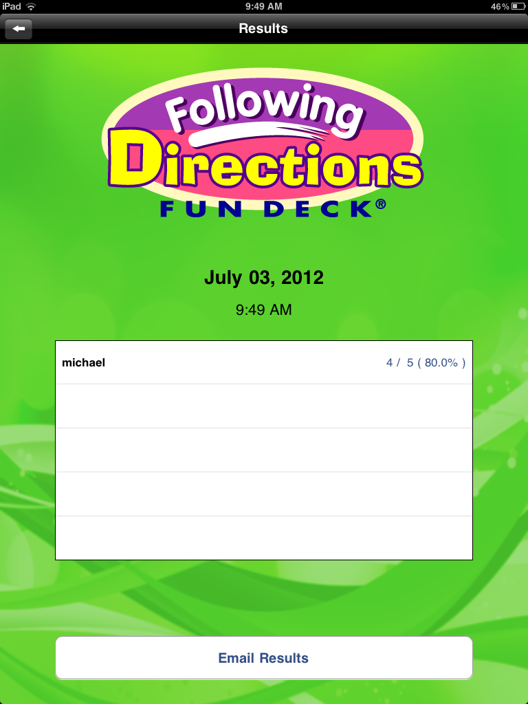 Following Directions Fun Deck App! - Speech Time Fun: Speech and ...