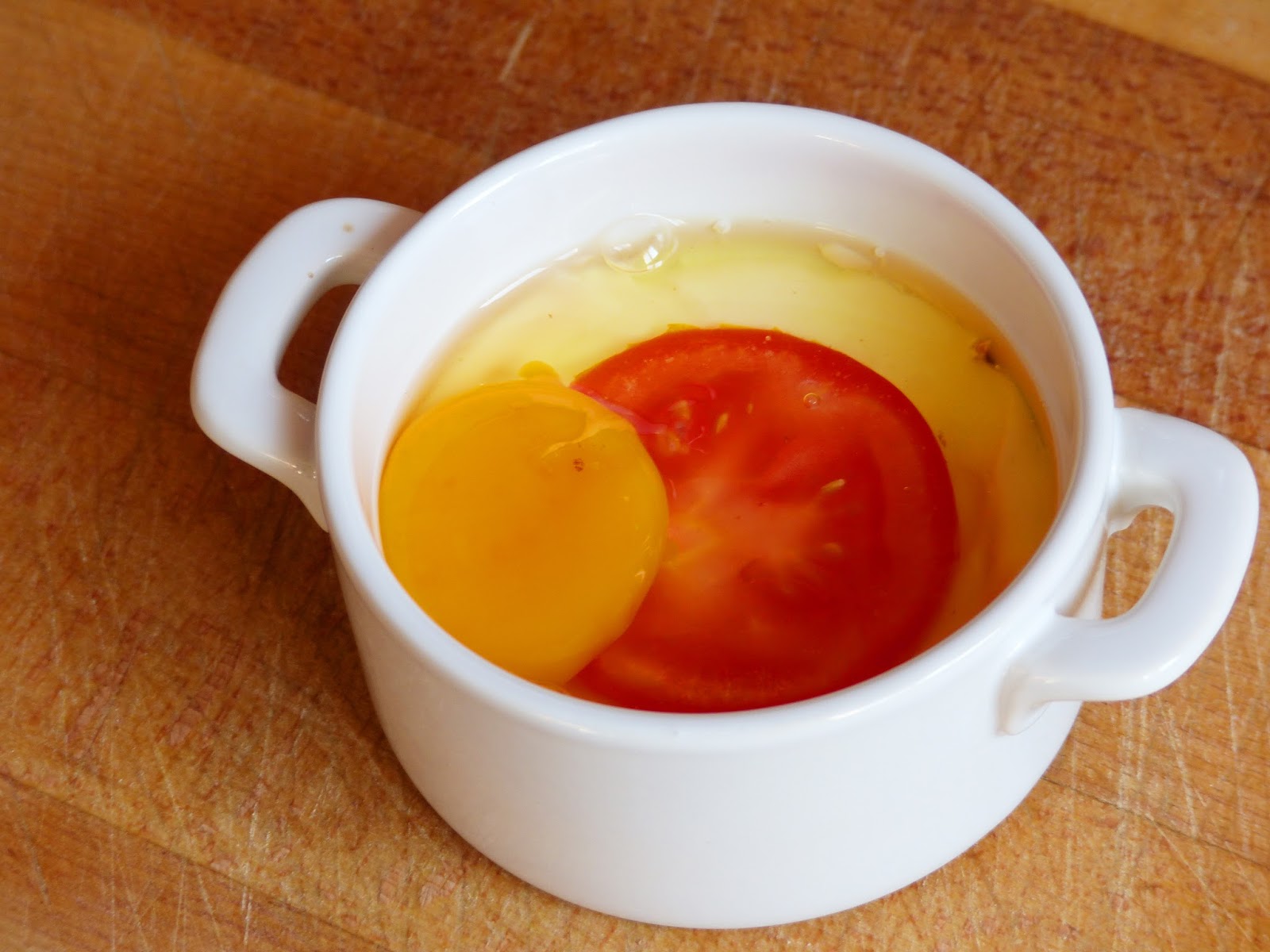 Cuisinez facile - Easy cooking: Oeuf au Jambon Sec et Crème en Cocotte ...