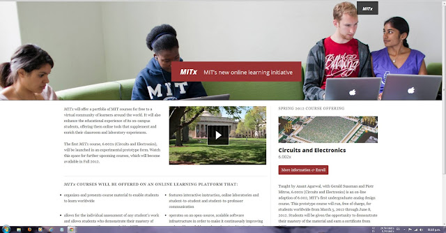TECNOLOGÍA Y CIENCIA: EL MIT LANZA EL PRIMER CURSO GRATIS A TRAVÉS DE MITx