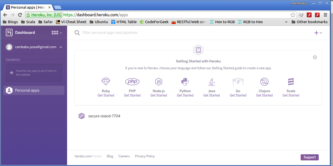 Rams Java Scala Pythonspark Nosql Hadoop Kafka Aws Gcp Introduction To Heroku