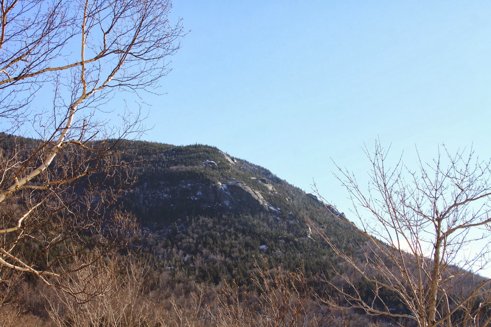 The Presidential Trail - The Scenic Turnout through Pinkham's Notch