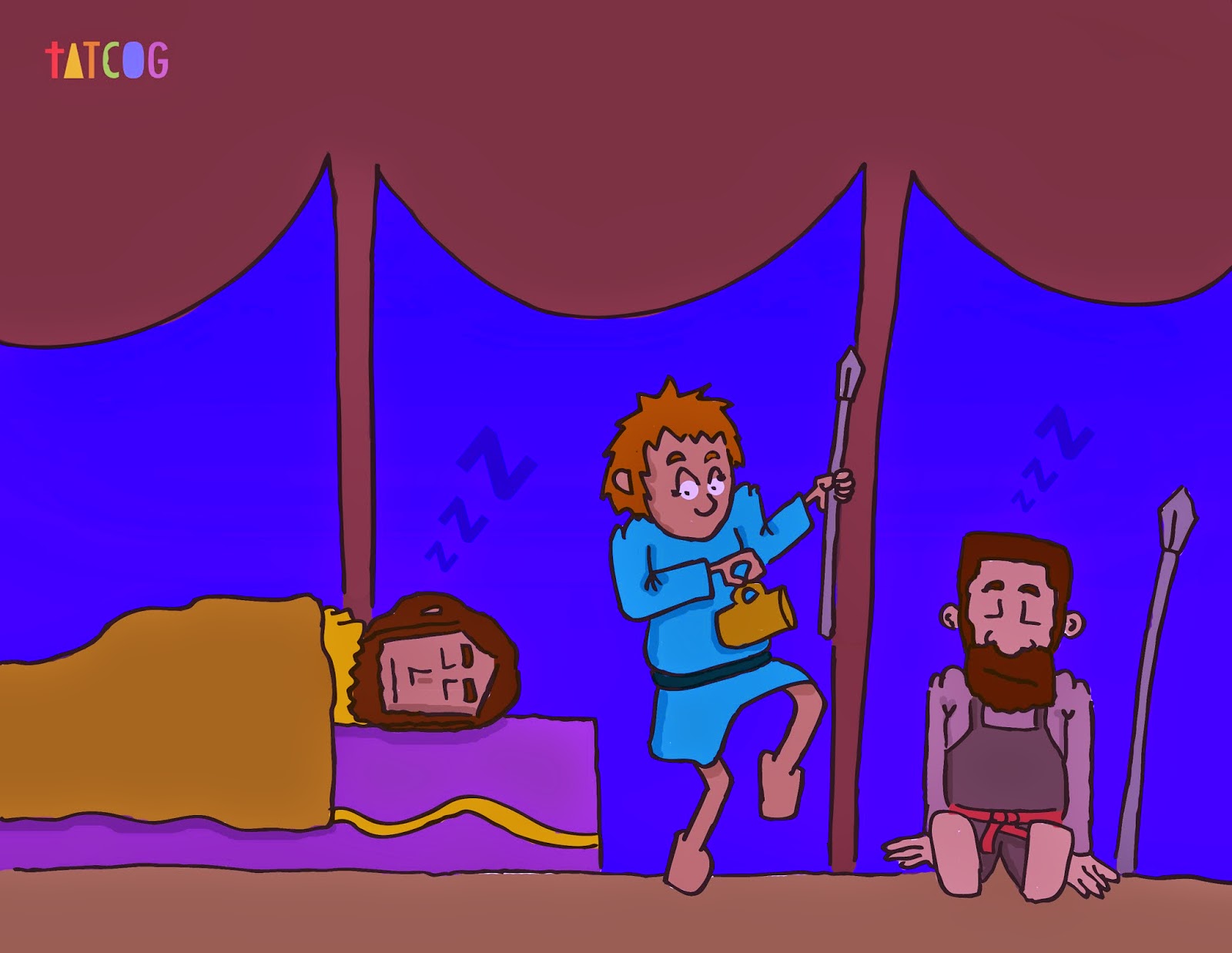 TATCOG SCHOOL: (57) David spares Saul again