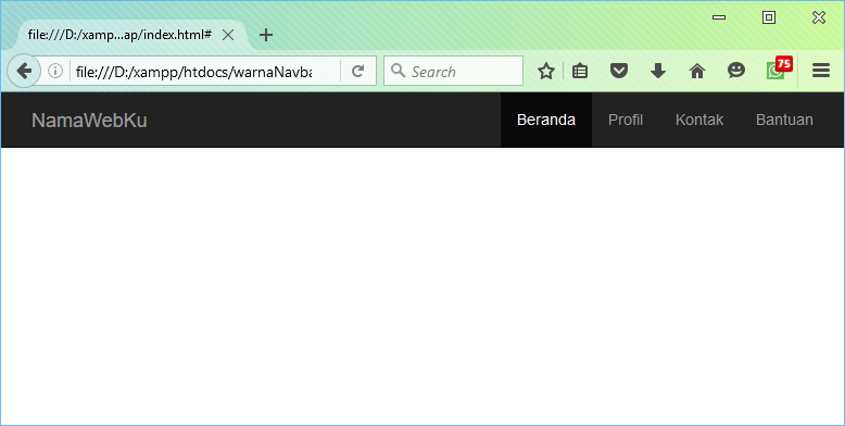 Cara Mengganti Warna Navbar Pada Bootstrap | Ide Perpaduan Warna