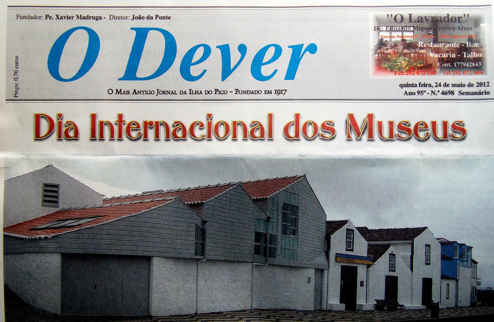 Notas do meu retiro - Ermelindo Ávila (1915-2018): O fundador de O DEVER