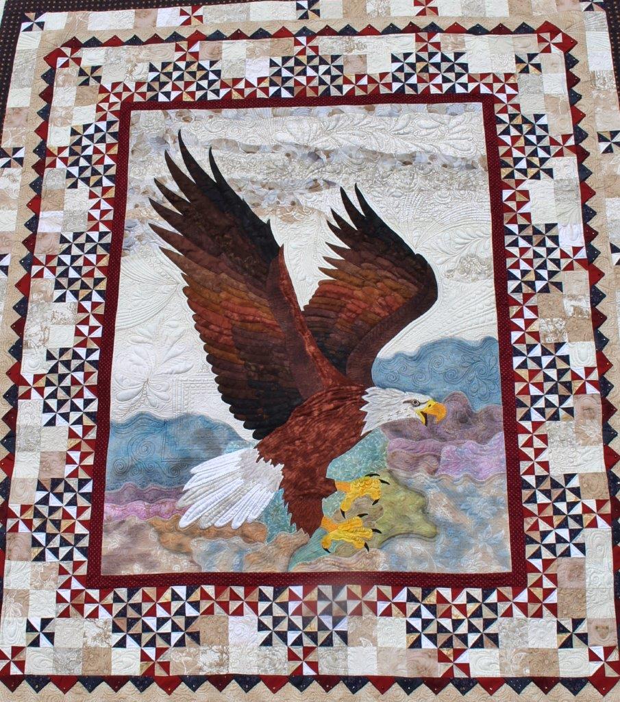 Sarah Lynn's Quilting: Americana Eagle Quilt, All Done!