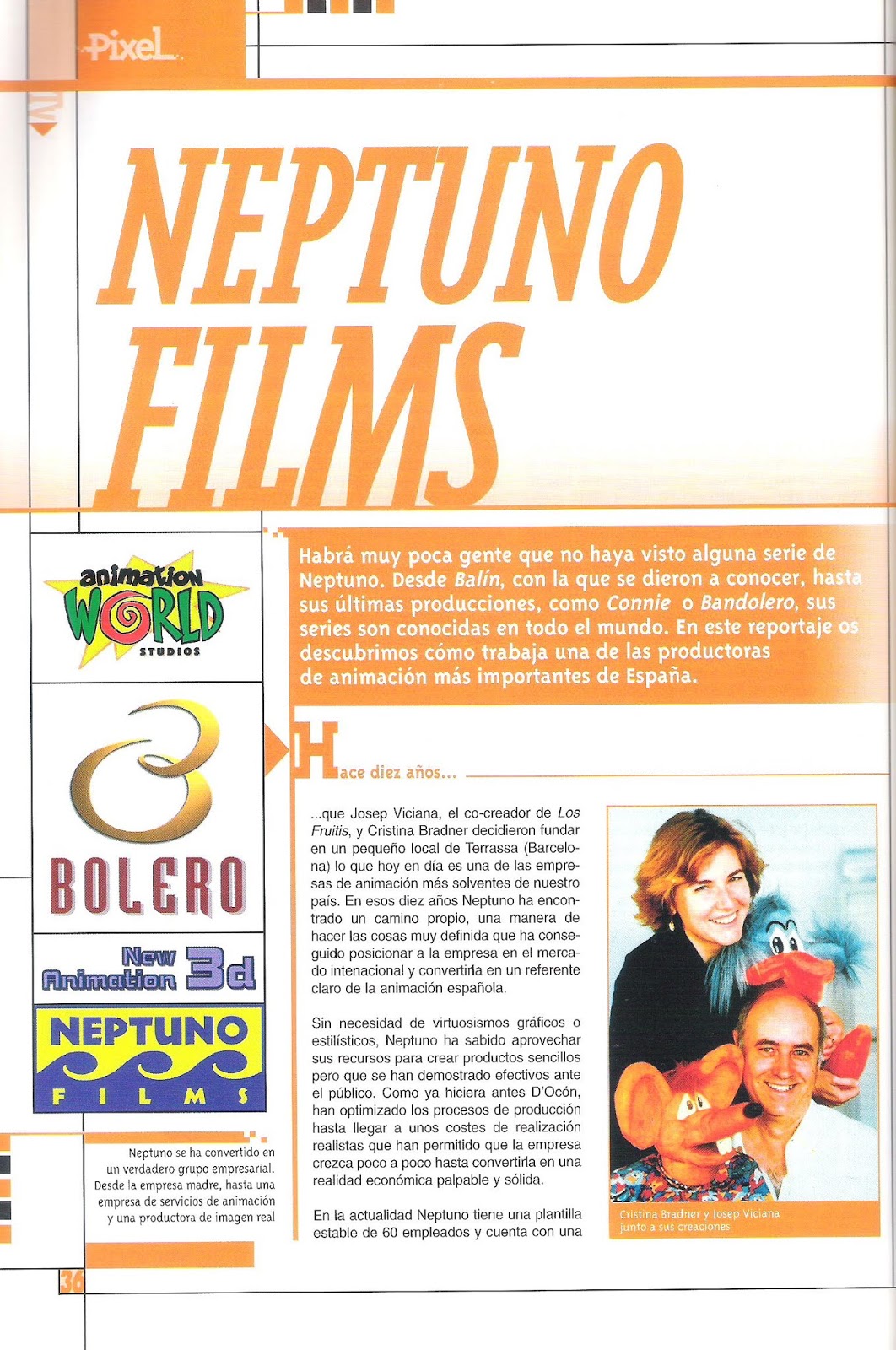 LA ANIMACION ESCRITA: Pixel nº 7 (PARTE 2): Neptuno Films / Cómo se ...