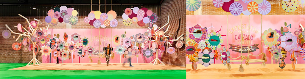 Stand de calzado infantil para la Feria Internacional de Moda Infantil ...