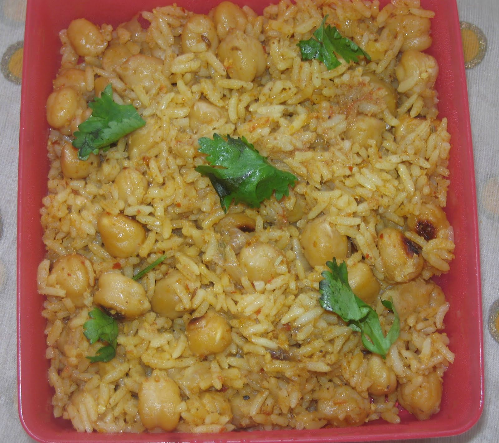Vidhas Kitchen: SIMPLE CHANNA RICE