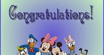 Cultural Representative Program - Disney World: Congratulations