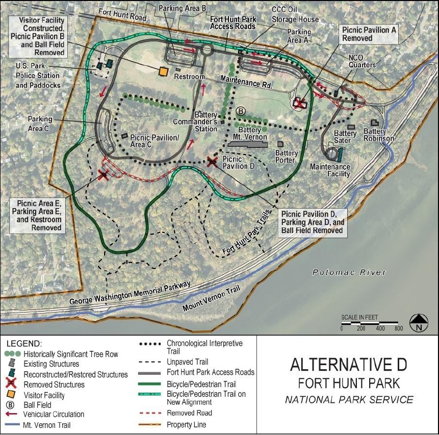 The Dixie Pig: Maps of Three NPS Proposals for Fort Hunt Park