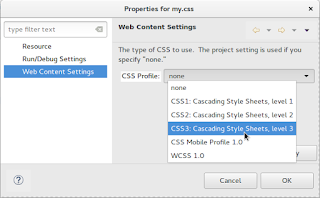 Kaloyan Raev: Enable the CSS3 Profile in Eclipse