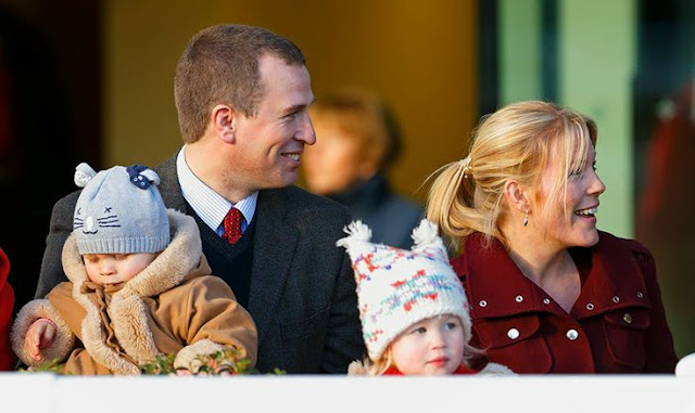 Peter Phillips and his family