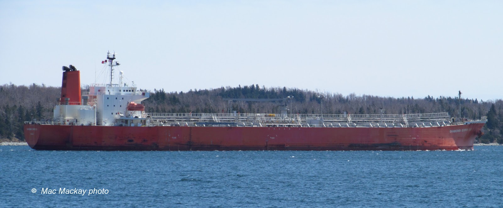 Shipfax: Diamond Express - out; Chimborazo-in