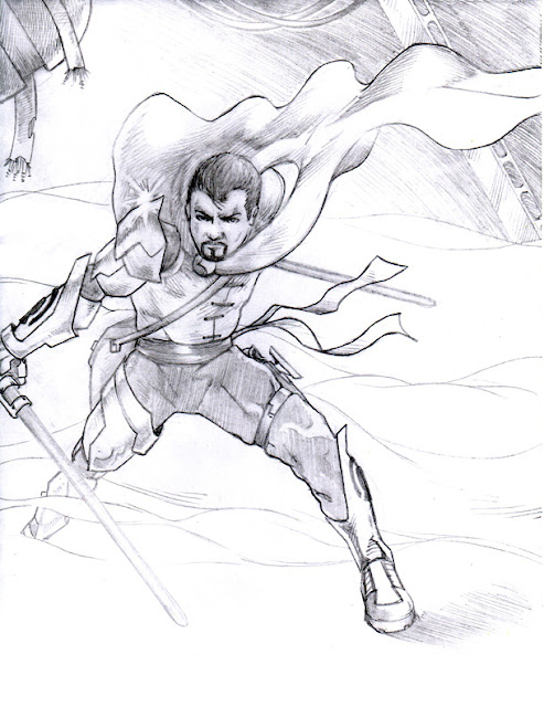 Star Wars Drawing Of Myself as a Jedi Knight