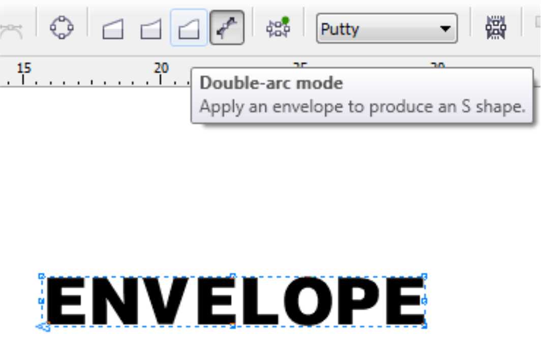 Belajar Desain: Tutorial Envelope Text (coreldraw)