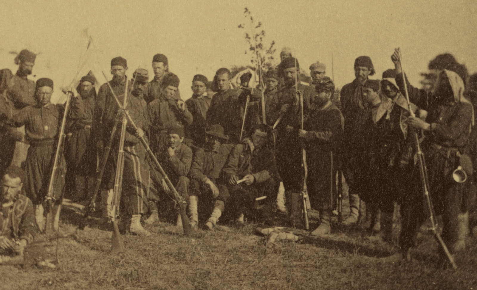 The Chubachus Library of Photographic History: Union Zouaves Posing in ...