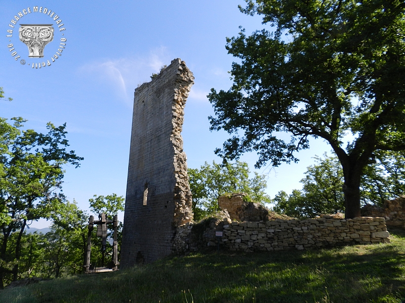 LA FRANCE MEDIEVALE: SABRAN (30) - Château-fort